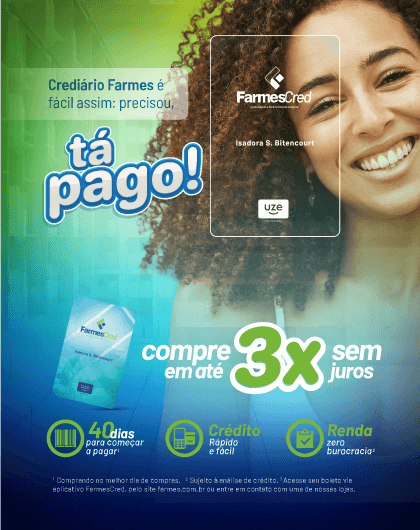 Farmes, Rede de Farmácias. Orgulho em cuidar de você.